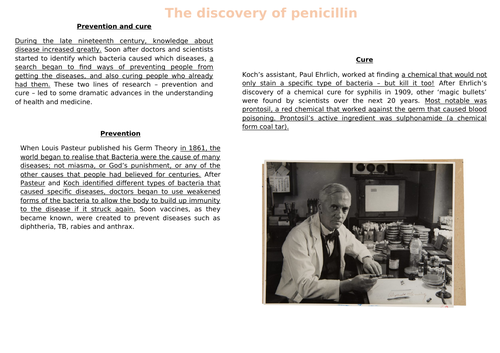 The discovery and development of penicillin | Teaching Resources