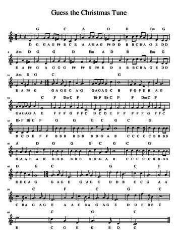 Christmas Keyboard Activity | Teaching Resources