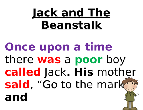 YEAR 1 and 2 - TFW TALK FOR WRITING JACK AND THE BEANSTALK POSTER ...