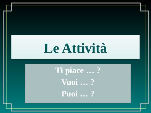 ARE Verbs in Italian Verbi ARE Attività PowerPoint Distance Learning ...