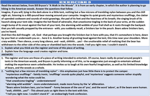 READING - AUDIENCE REGISTER TONE: LESSON PRESENTATION | Teaching Resources