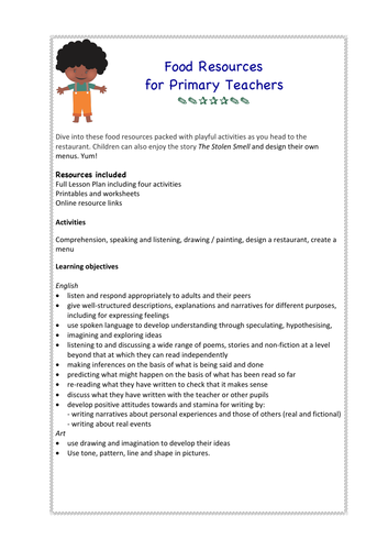 Food Resources for Primary Teachers | Teaching Resources
