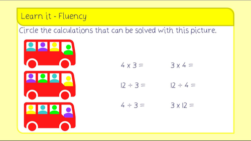4. Multiplication and Division: the 3 times table lesson pack (Y3 ...