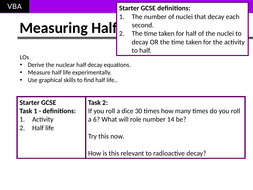 Radioactive Half Life and Nuclear Equations (A2 Physics Edexcel ...