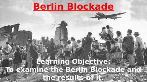 Berlin Blockade | Teaching Resources