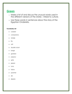 Cinderella Around The World - Lesson 5 - The Egyptian Cinderella ...