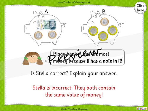 Counting Pounds - Year 2 | Teaching Resources