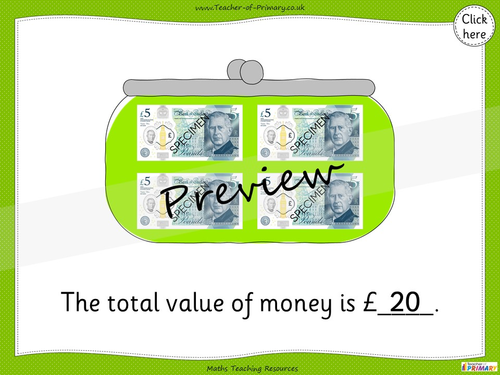 Counting Pounds - Year 2 | Teaching Resources