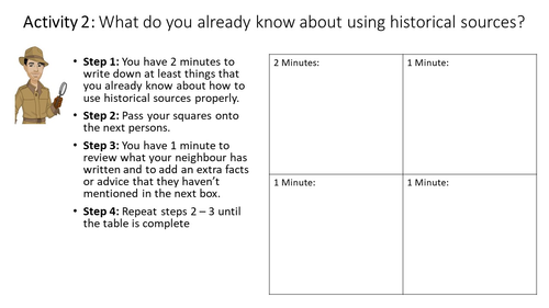 How do historians find out about the past? | Teaching Resources