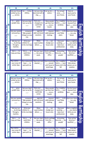 Running Errands and Having Things Done Legal Size Text Battleship Game ...