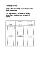 Capacity ordering activity sheet | Teaching Resources