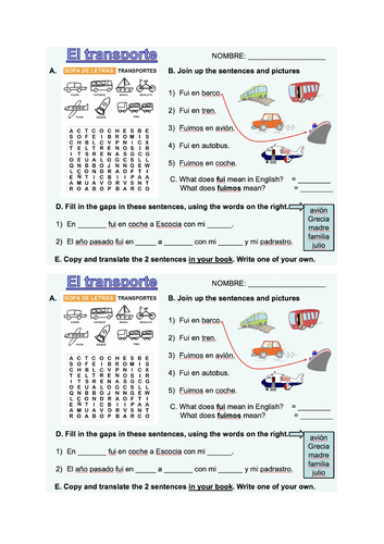 Las vacaciones | Teaching Resources