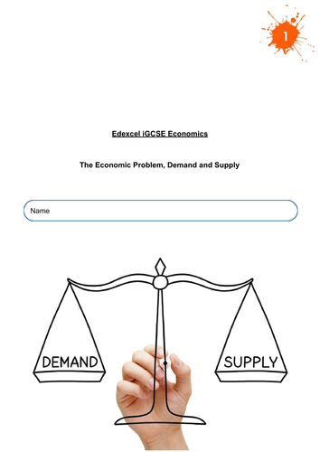 Demand and Supply Revision Guide / Workbook - iGCSE Economics - Supply ... Demand and Supply Revision Guide / Workbook - iGCSE Economics - Supply ...