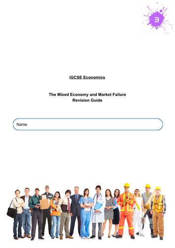Mixed Economy and Market Failure Revision Guide / Workbook - iGCSE Economics - Externalities ...
