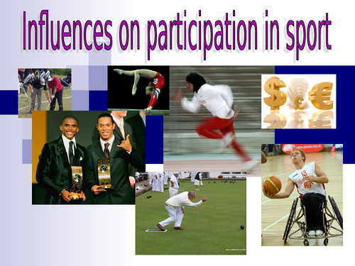 Influences on sports participation | Teaching Resources