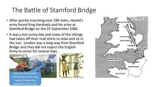 Battle of Stamford Bridge, 1066 | Teaching Resources