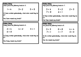 Systematic Number Bonds, | Teaching Resources