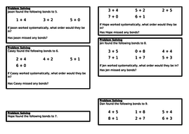 Systematic Number Bonds, | Teaching Resources