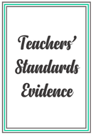 Teachers' Standard Folder | Teaching Resources