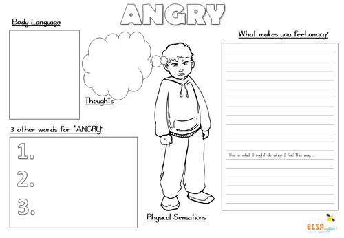 ELSA SUPPORT - Feelings and emotions worksheets | Teaching Resources ELSA SUPPORT - Feelings and emotions worksheets | Teaching Resources