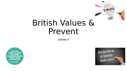 British Values & Prevent SOW | Teaching Resources