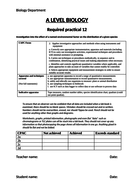 NEW AQA A Level Biology: ALL Required Practical sheets/Lab book ready ...