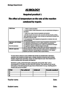 NEW AQA A Level Biology: ALL Required Practical sheets/Lab book ready ...