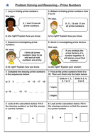 White Rose Maths - Year 5 - Block 4 - Prime Numbers (Problem Solving ...