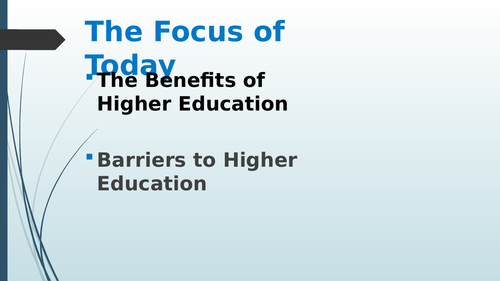 The Benefits of Higher Education | Teaching Resources