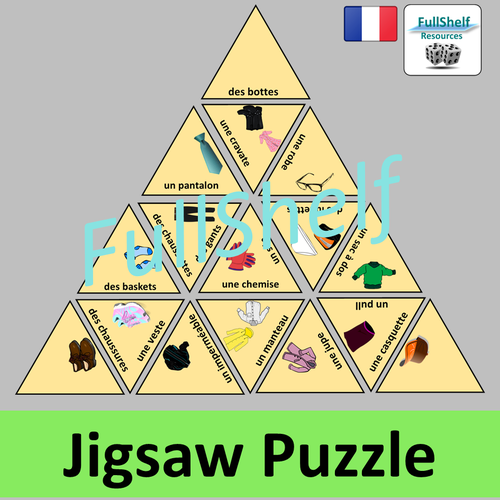 French Clothing Games (Les Vetements) | Teaching Resources