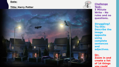 Harry Potter - KS3 - Creative and Persuasive Writing, Analysis and ...