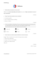 GCSE Biology (9-1) - Diffusion | Teaching Resources