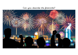 Year 1 Describing Fireworks Lesson Inc Presentation and Differentiated ...