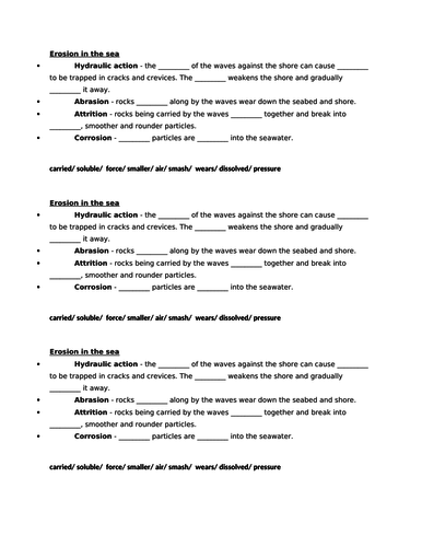 Coastal Erosion | Teaching Resources