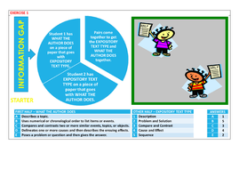 READING EXPOSITORY TEXTS WORKSHEETS WITH ANSWERS | Teaching Resources