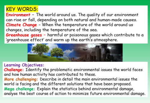 Geography - Human Effects On Environment | Teaching Resources