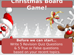 Christmas Board Game [Game, Fun, Boardgame] | Teaching Resources
