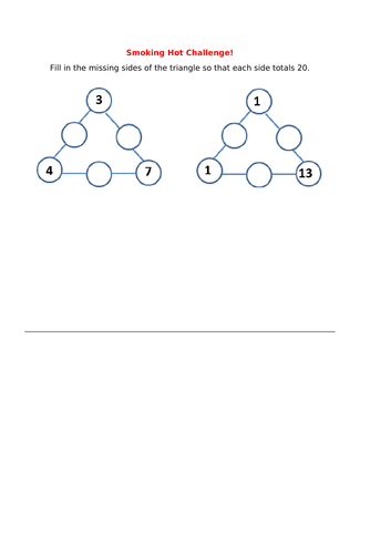 Number bonds to 20 missing number challenge | Teaching Resources