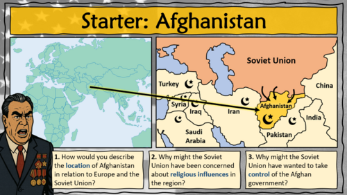 Soviet invasion of Afghanistan 1979 - Cold War - GCSE History Edexcel ...