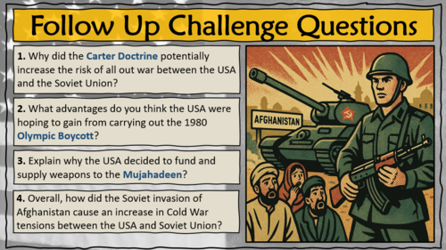 Soviet invasion of Afghanistan 1979 - Cold War - GCSE History Edexcel ...