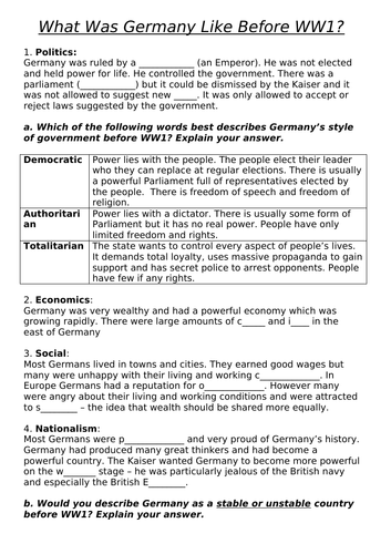 Germany 1890-1945 | Teaching Resources