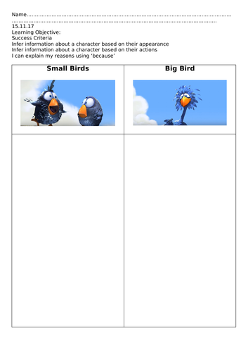 For the birds anti bullying | Teaching Resources