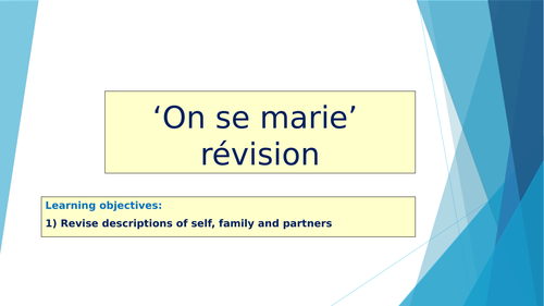 Thème 1 identity and culture Unit 1 - Me, my family and friends (French ...