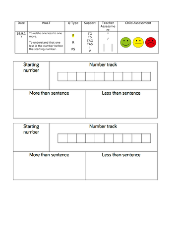 Reception / Year 1 White Rose numeracy planning and resources - Autumn ...