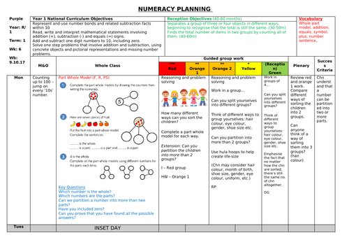 Reception / Year 1 White Rose numeracy planning and resources - Autumn ...
