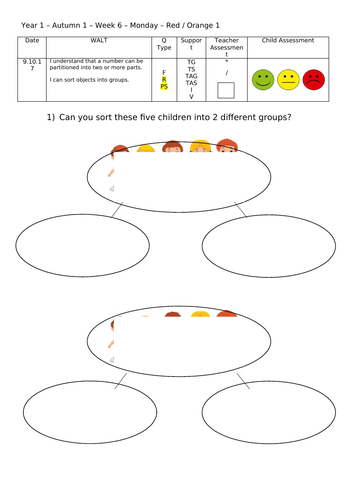 Reception / Year 1 White Rose numeracy planning and resources - Autumn ...