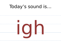 RWI Read Write Inc A Bad Fright or to teach igh Letters & Sounds ...