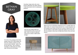 WJEC GCSE Product Design - Bethan Gray - Iconic Designers | Teaching ...