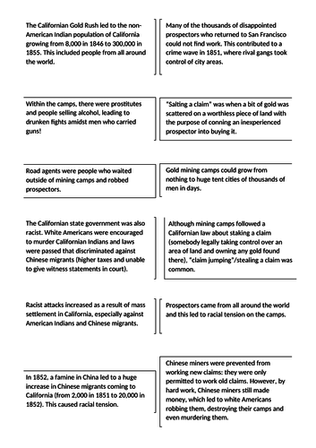 Conflict & tension in the American West, 1835-62 | Teaching Resources