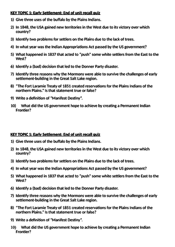 Conflict & tension in the American West, 1835-62 | Teaching Resources
